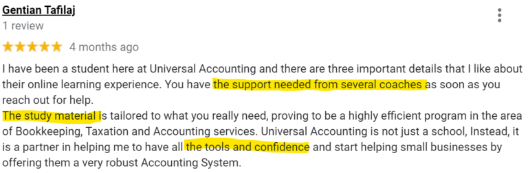 Accounting Success is Universal -Universal Accounting School